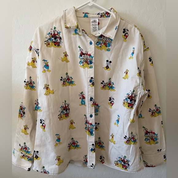 Disney | Tops | Disney Top Or Shacket Featuring Mickey And Friends In A ...